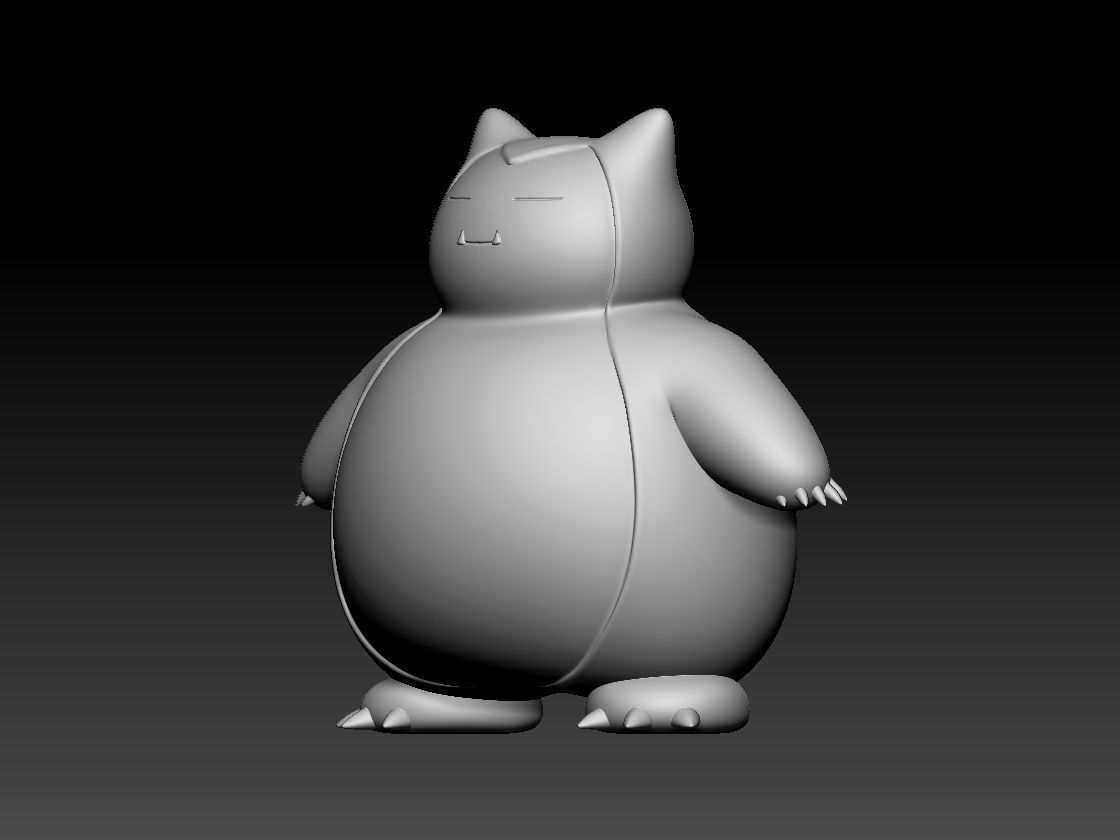 Snorlax 3D model 3D printable | CGTrader