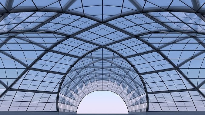 Glass building 3D model | CGTrader