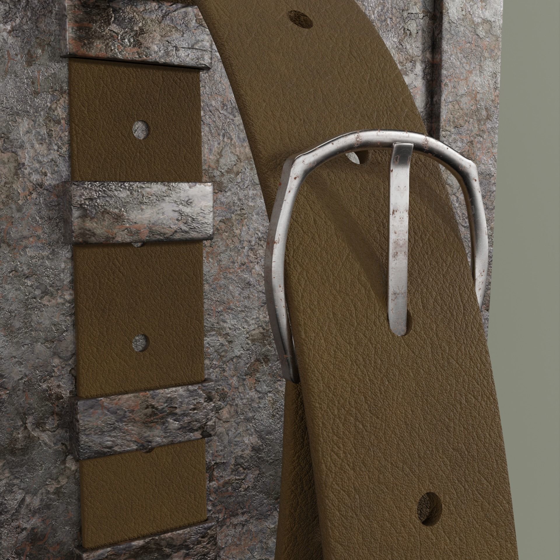 Rusted Shield 3D model | CGTrader