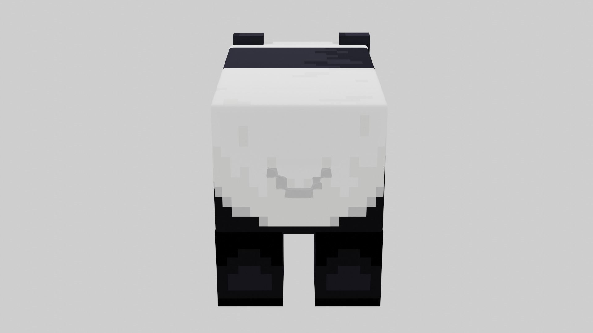 Minecraft Panda 3D model animated rigged | CGTrader