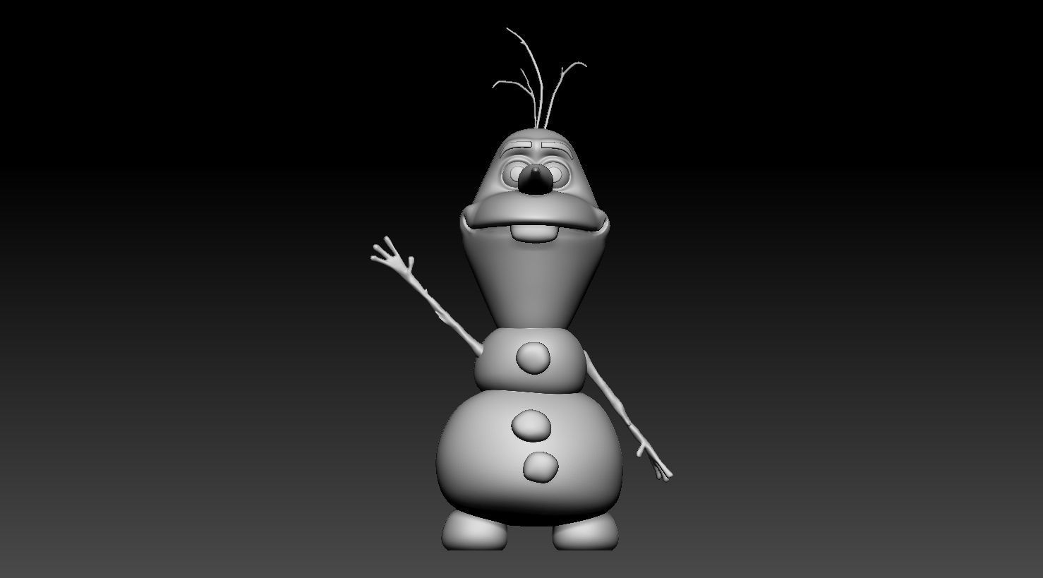 Olaf Frozen 3D model 3D printable | CGTrader
