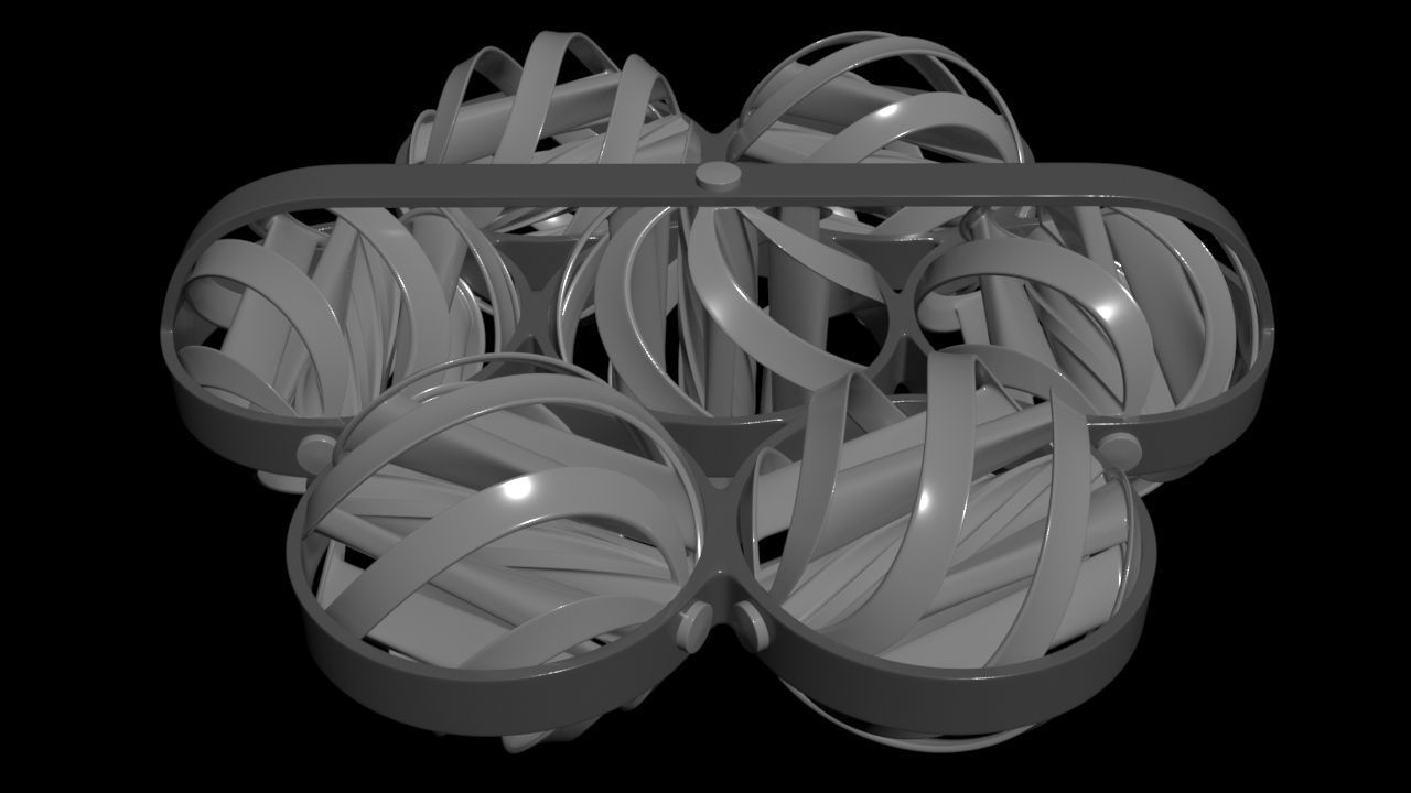 Cyclotronic Lifter - Symphony of Symmetry - Concept 3D model | CGTrader