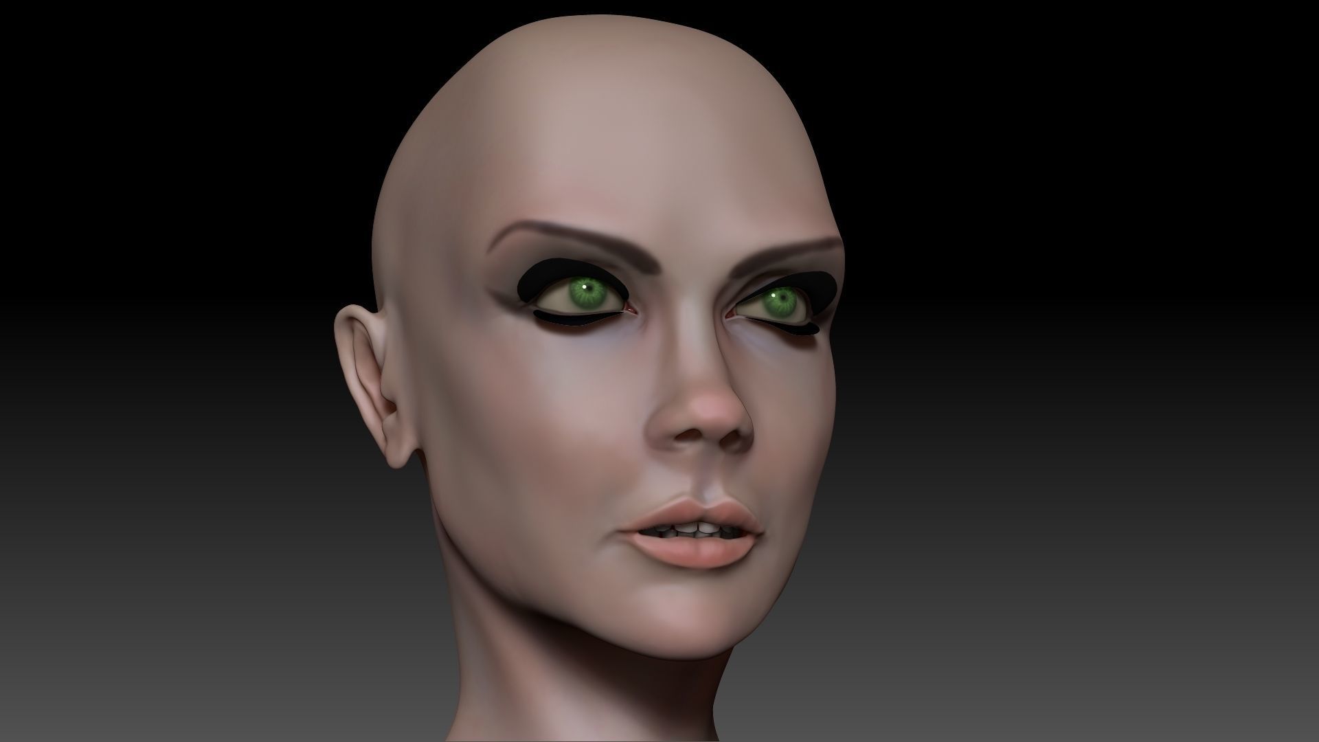 Female Head Set Sculpt Project 3D model | CGTrader