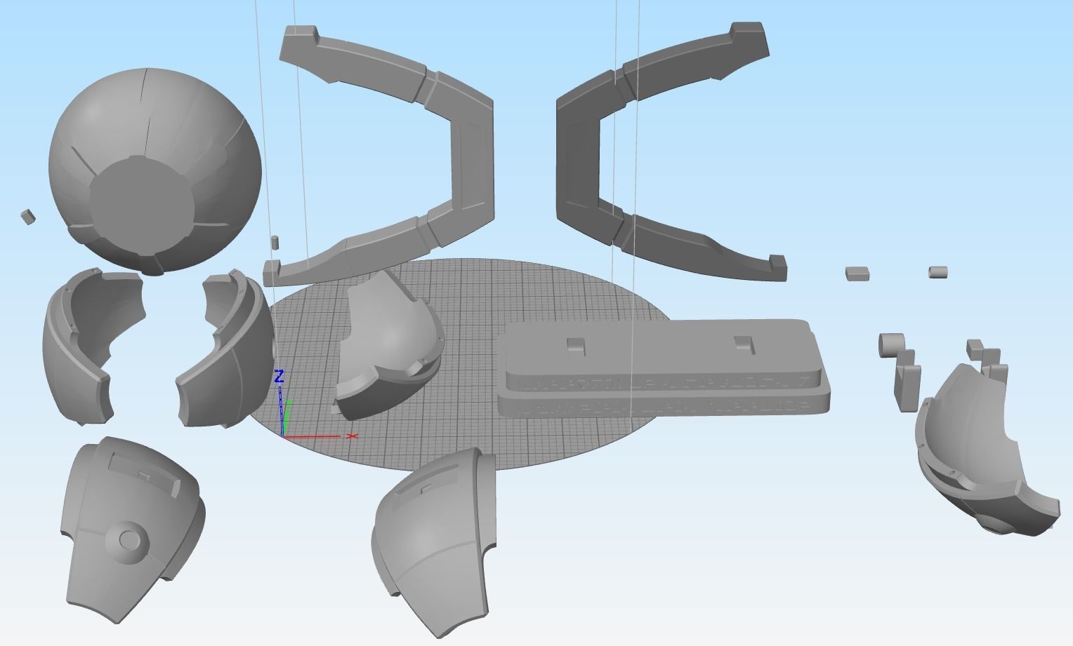 Matrix of Leadership G1 with engraved base for 3d printing 3D model 3D ...