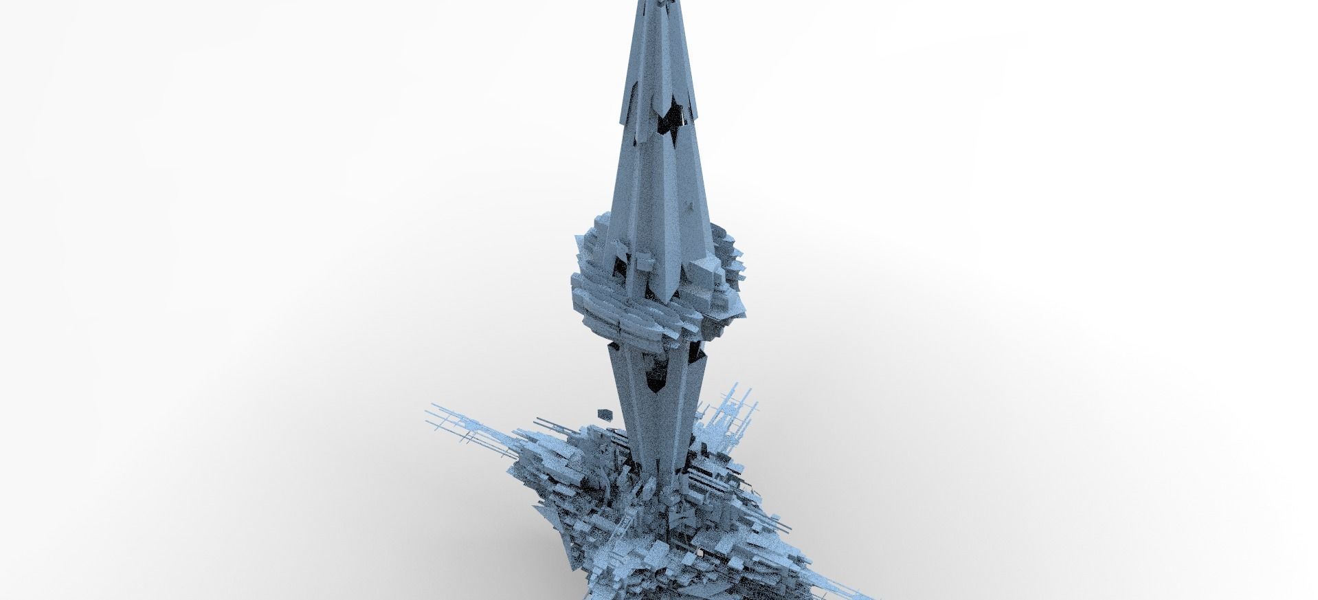Sci fi Core crystal Shard 5 3D model | CGTrader