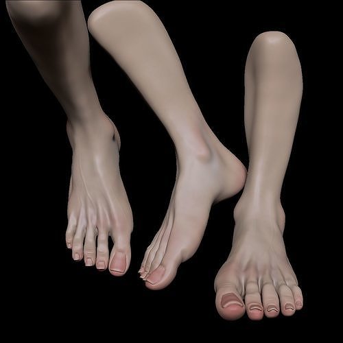 Female Pro Foot Sculpt Project 3D model | CGTrader