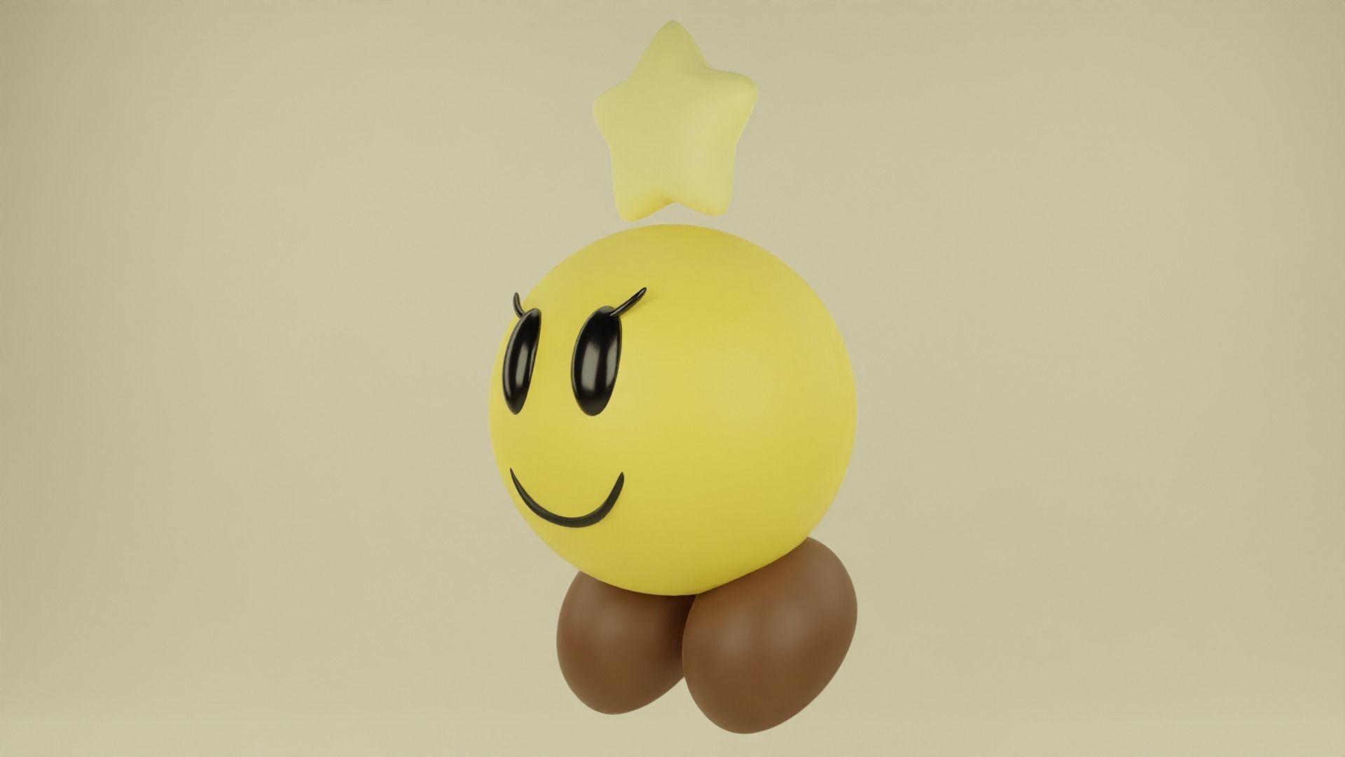 Starlow Mario 3D model rigged | CGTrader