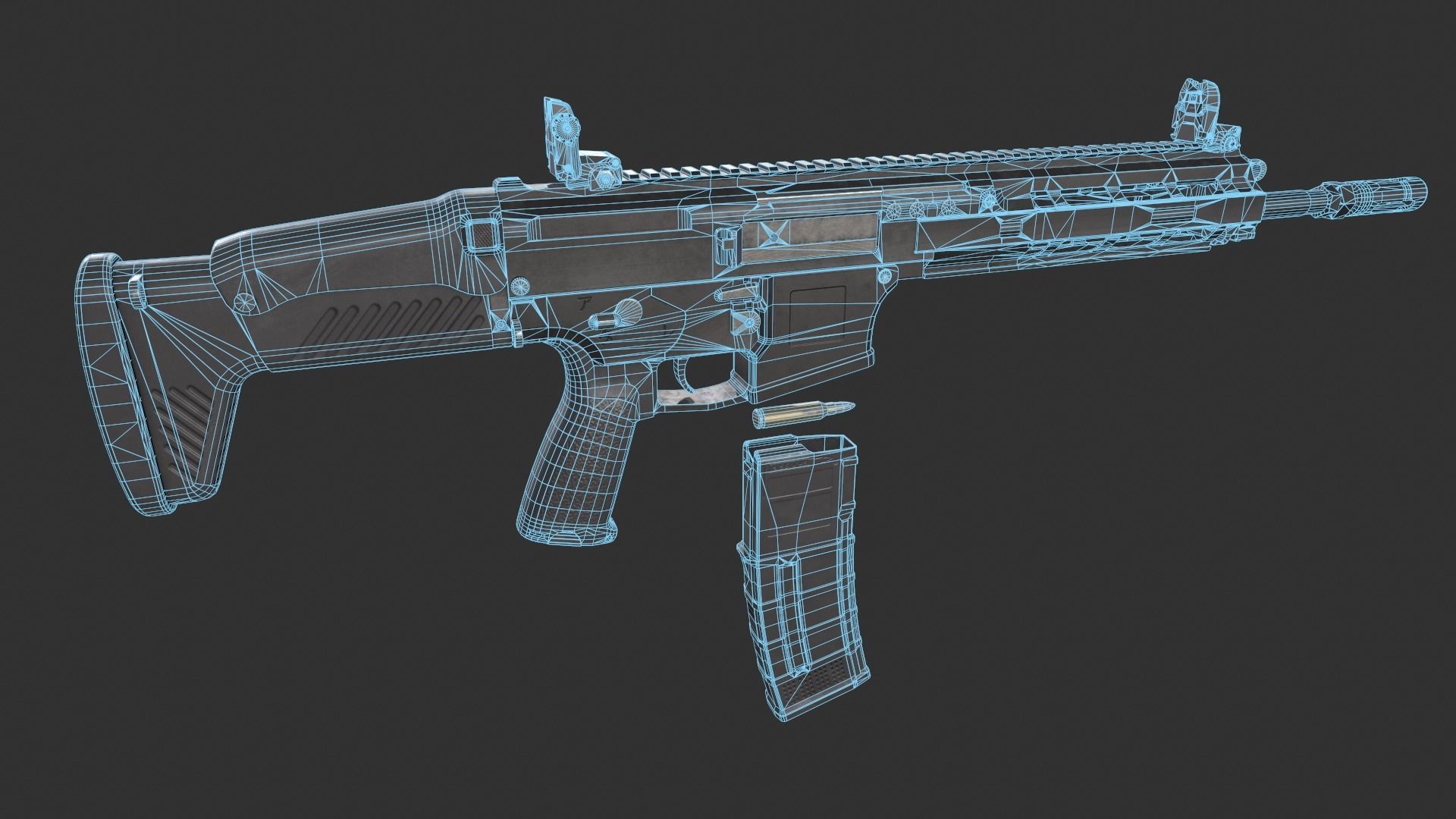 3D model Howa Type 20 Rifle VR / AR / low-poly | CGTrader