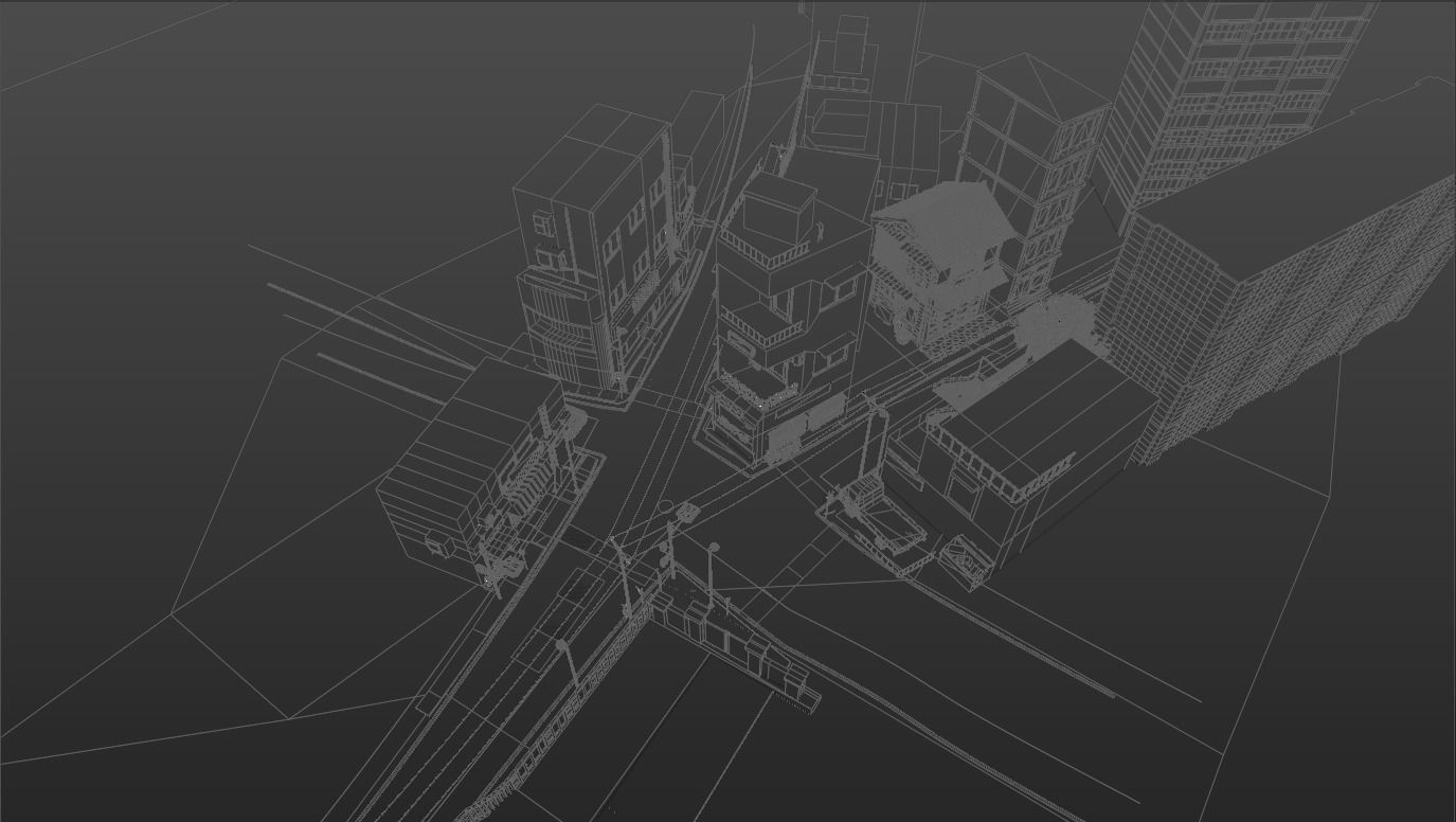 Japan Street 3D model | CGTrader
