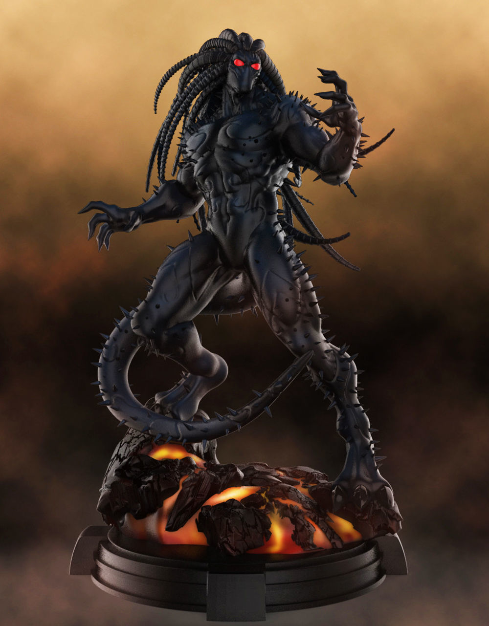 Blackheart Ghost Rider 3D Model Ready to Print 3D model 3D printable ...