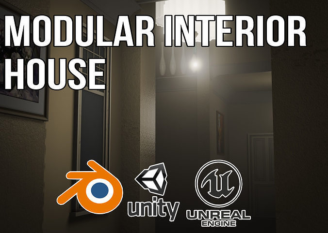 Modular Interior House 3D model | CGTrader