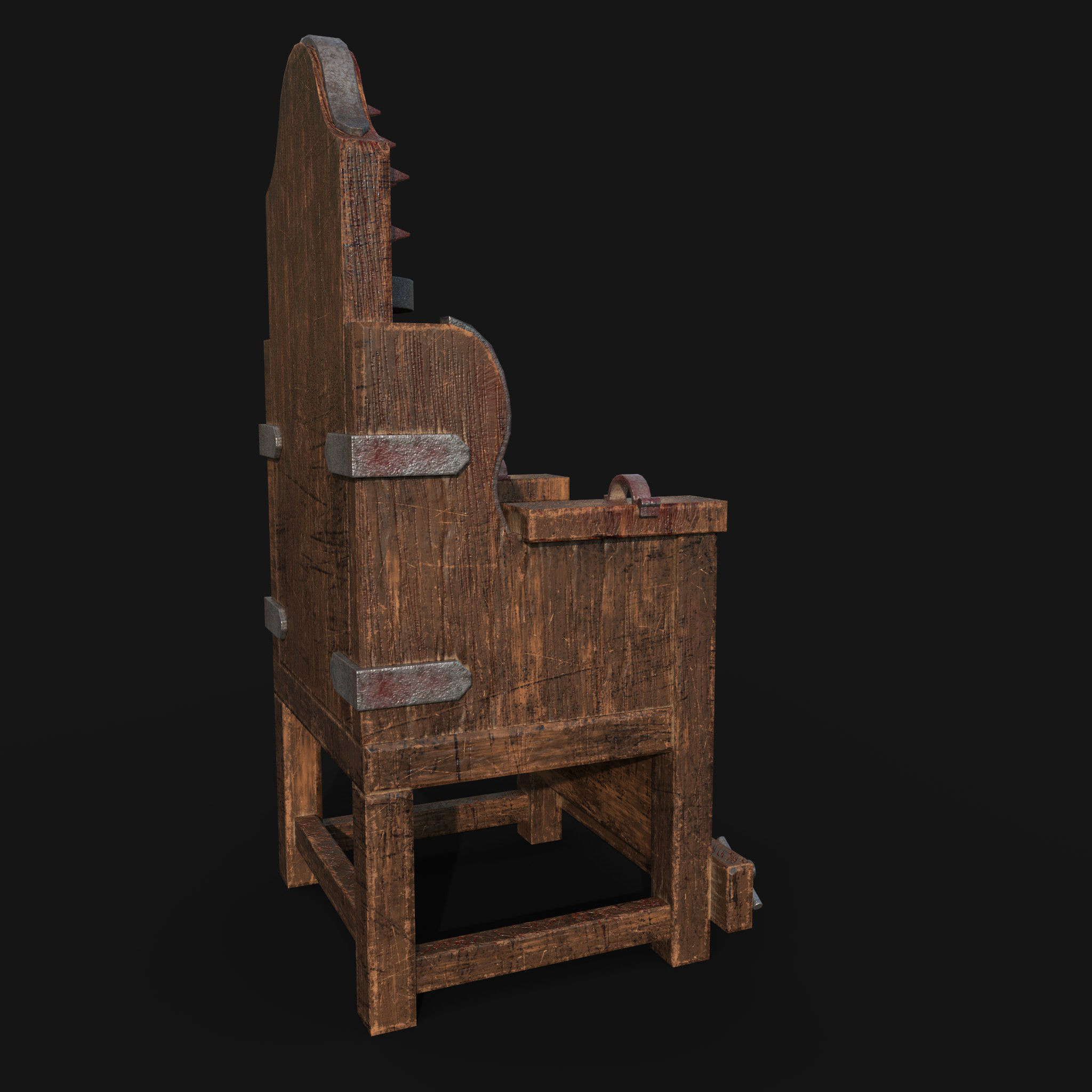 Medieval Torture Chair 3D model | CGTrader