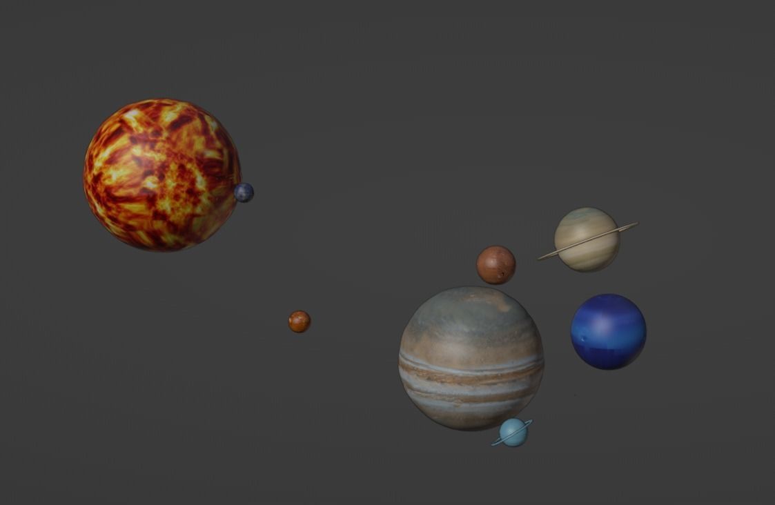 3D model Solar Galaxy VR / AR / low-poly | CGTrader