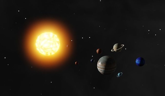 3D model Solar Galaxy VR / AR / low-poly | CGTrader