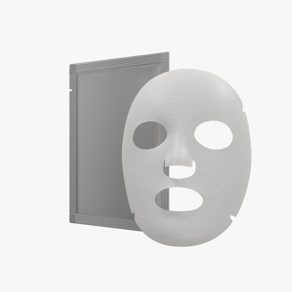 Sheet Mask 3D model | CGTrader