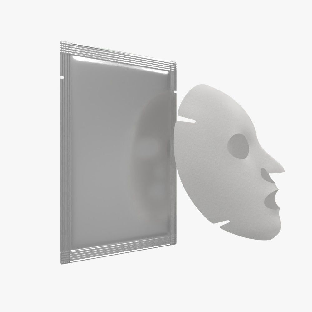 Sheet Mask 3D model | CGTrader