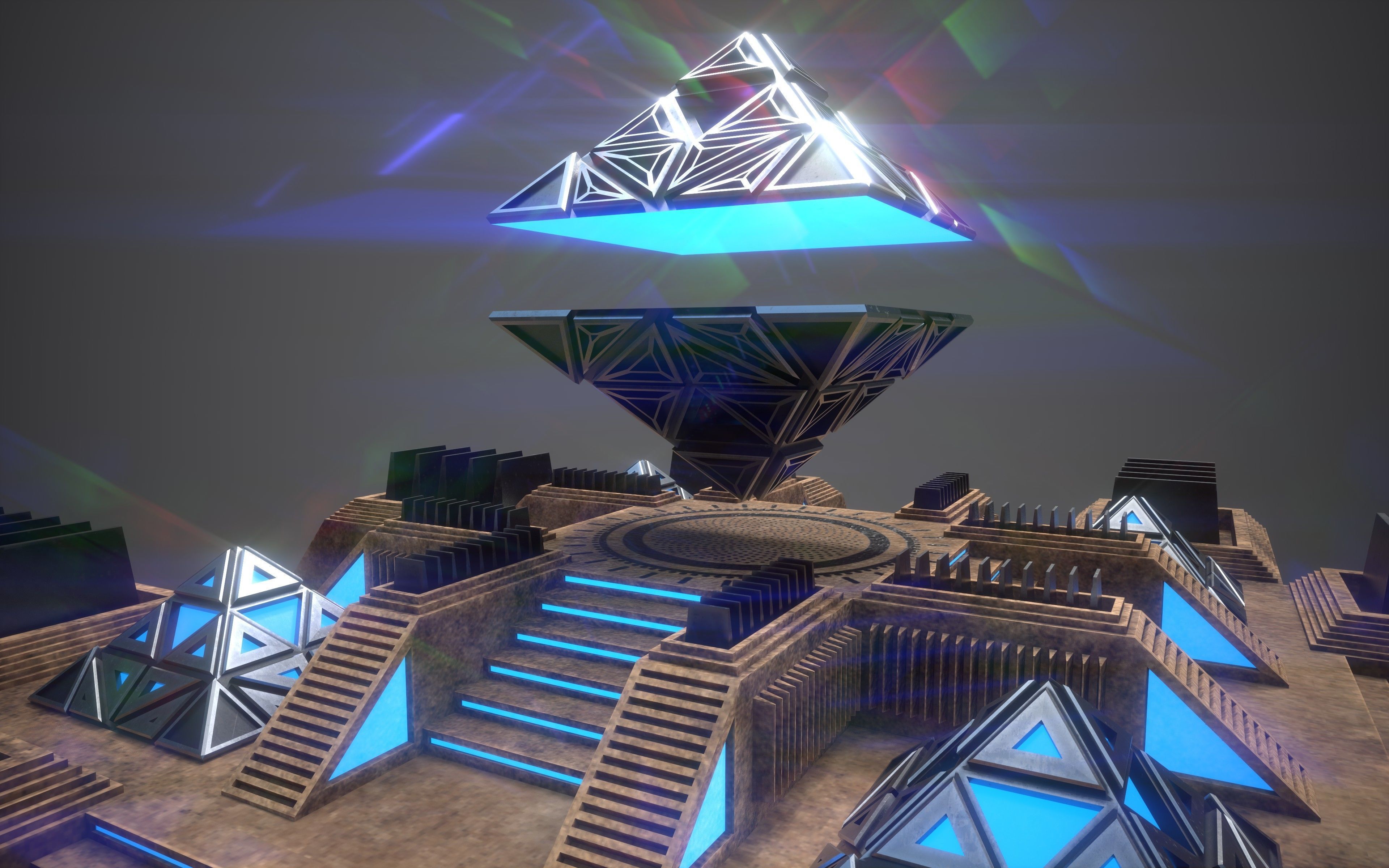 3D model Star Gate Portal Two VR / AR / low-poly | CGTrader