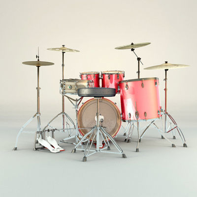 Drums 3D model 3D model | CGTrader