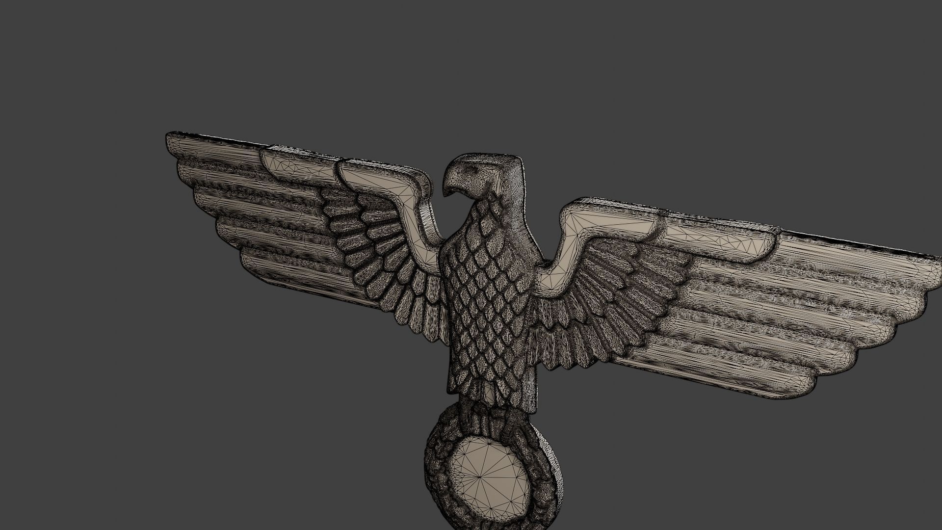WWII German Eagle A 3D model 3D printable | CGTrader
