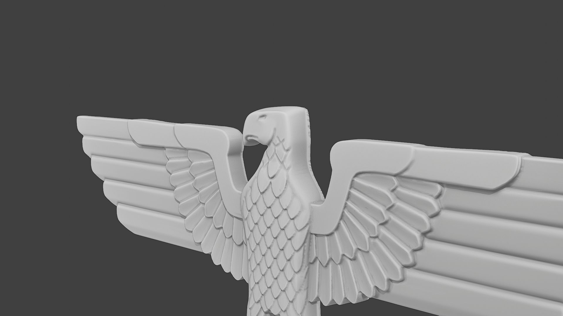 WWII German Eagle A 3D model 3D printable | CGTrader