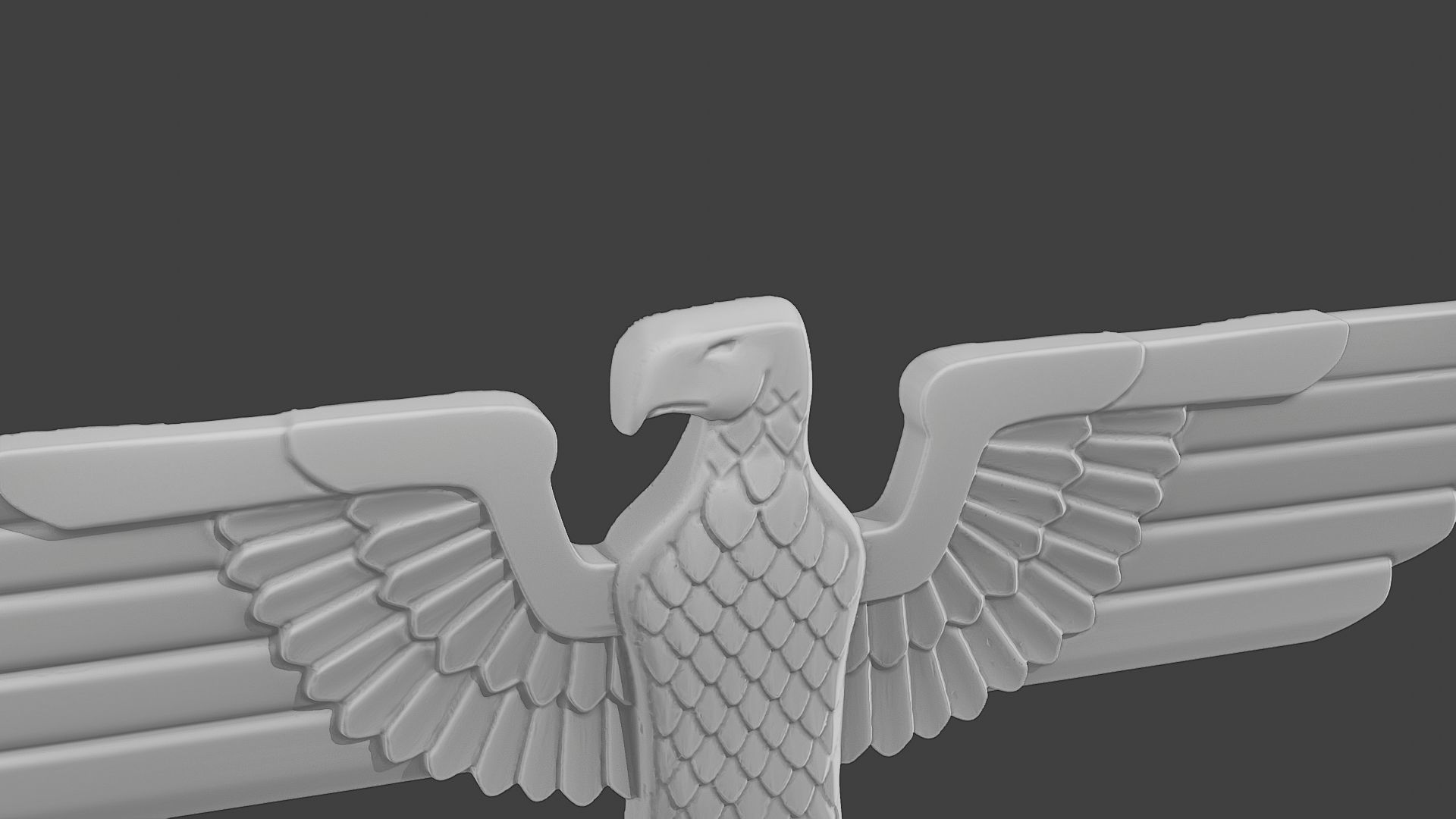 WWII German Eagle A 3D model 3D printable | CGTrader