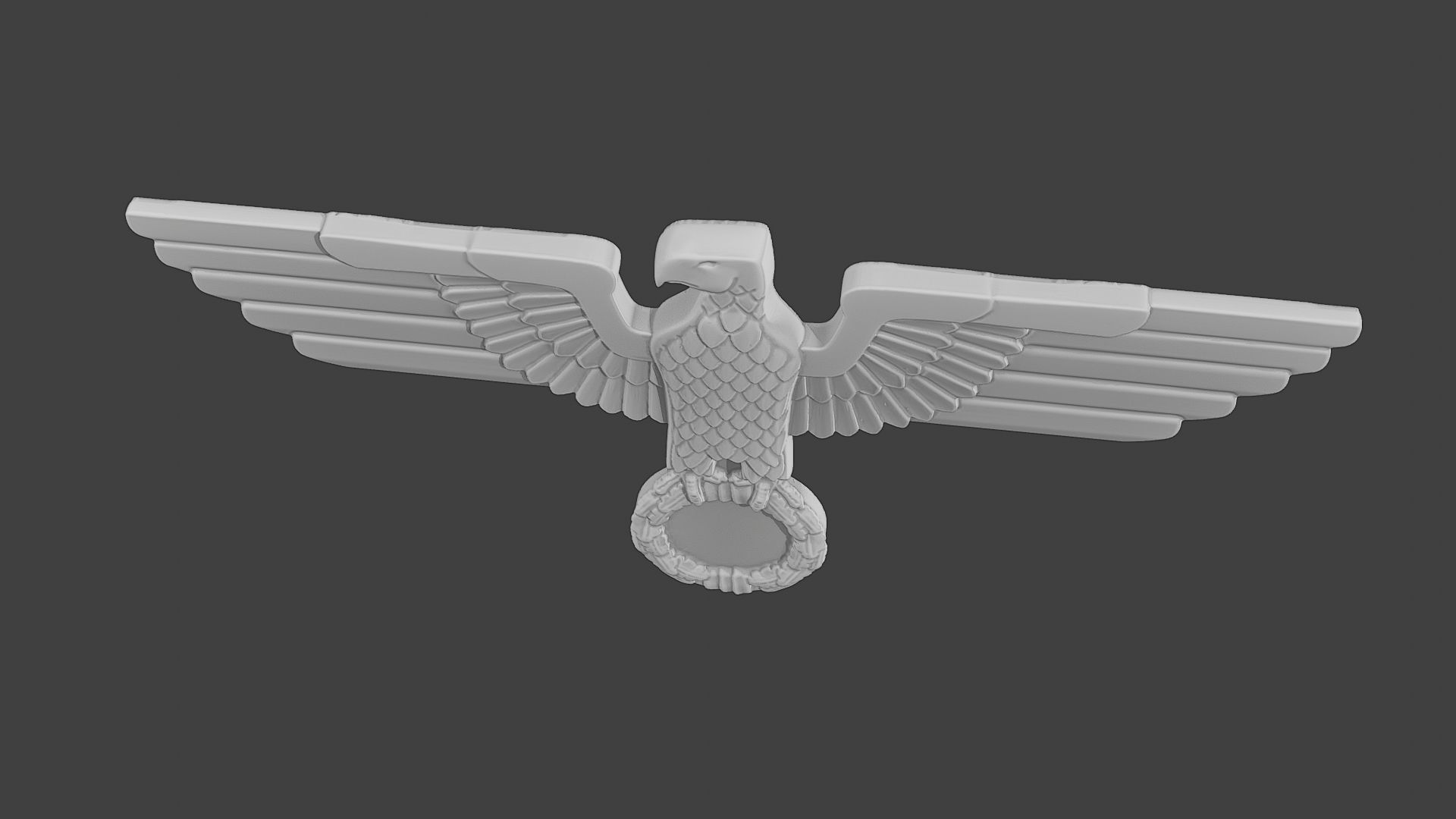 WWII German Eagle A 3D model 3D printable | CGTrader