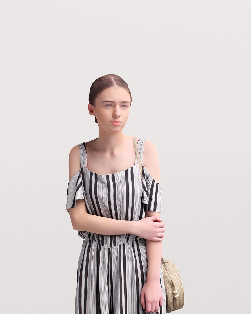 Humano Shopping Woman 2208-4 3D model | CGTrader