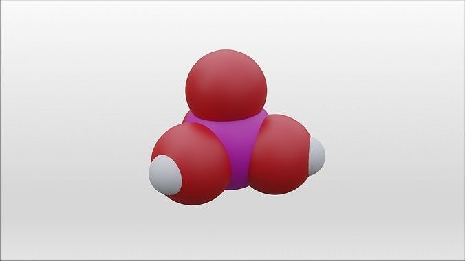 H3PO4 Phosphoric acid 3D model | CGTrader