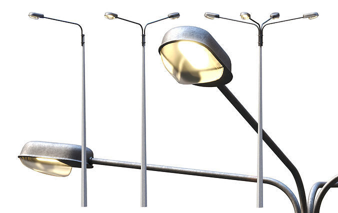 3D model Collection Road Street Lights VR / AR / low-poly | CGTrader