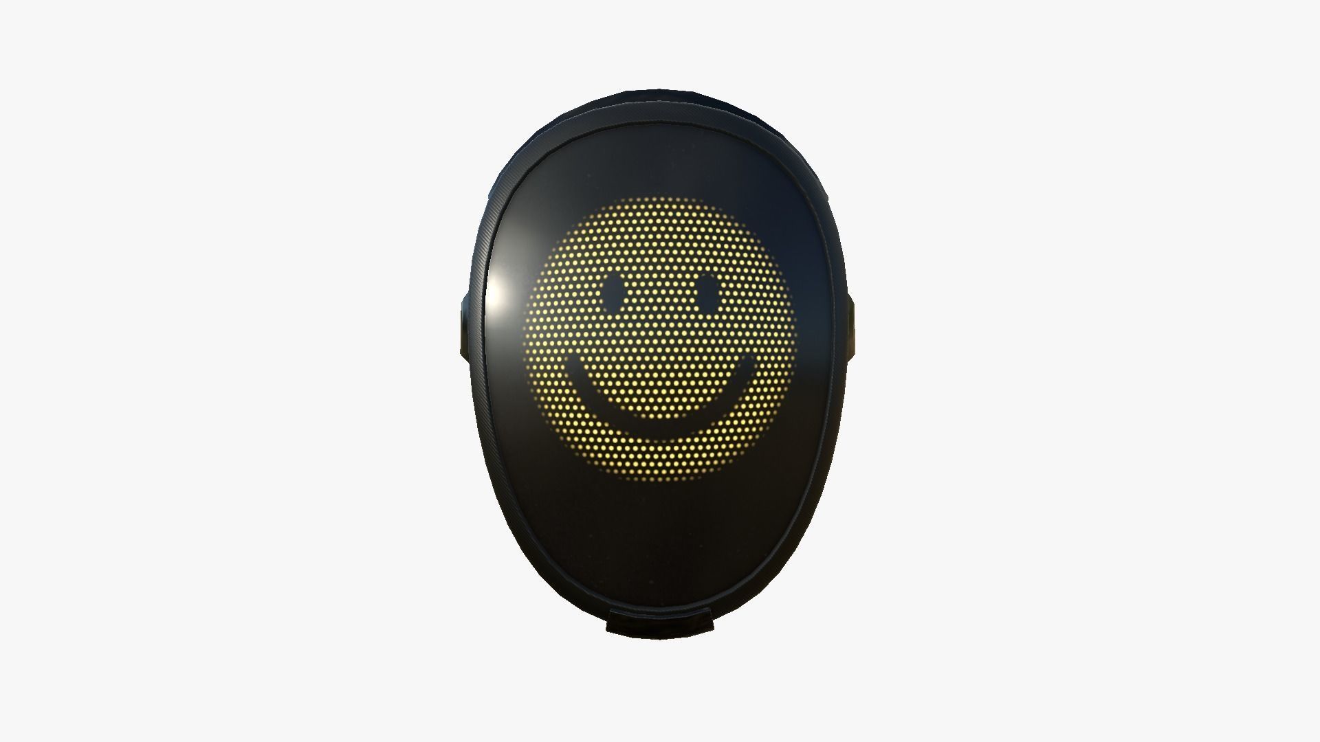 3D model LED Screen Mask - A06 Smile - Character Design VR / AR / low ...