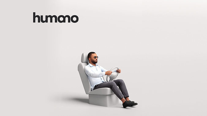 Humano Driving Man 2011-3 3D model | CGTrader