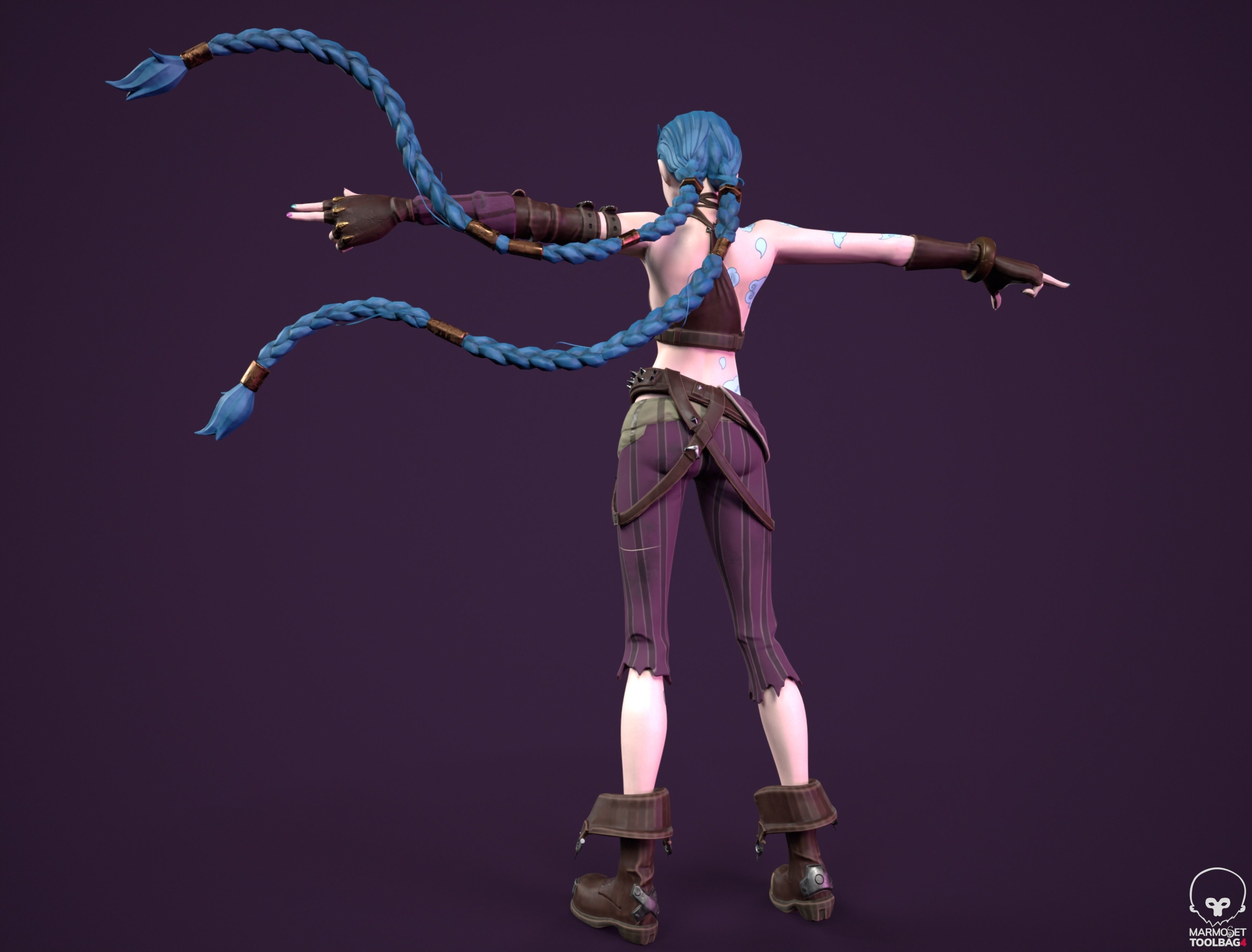 3D model Jinx VR / AR / low-poly | CGTrader