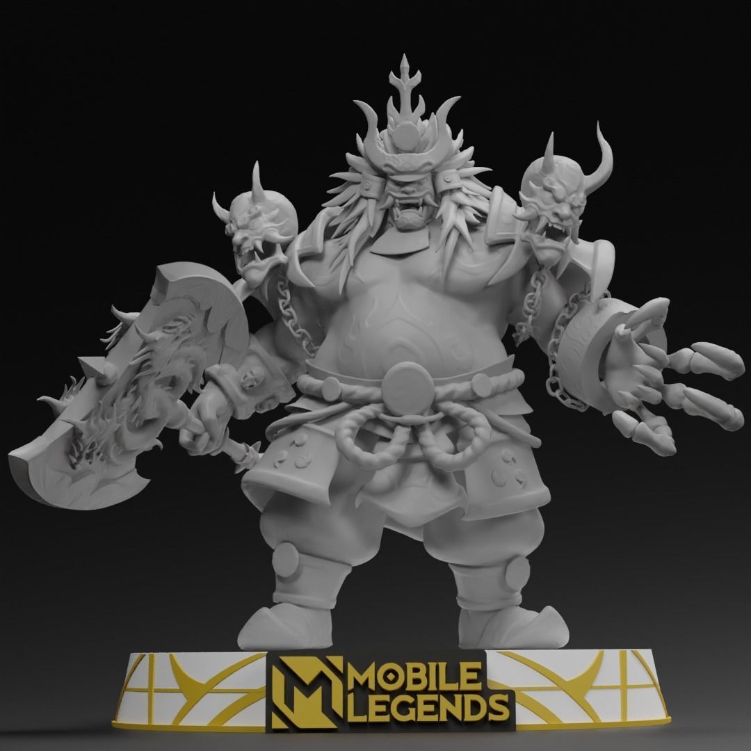 FRANCO KING OF HELL MOBILE LEGENDS 3D STL 3D model 3D printable | CGTrader