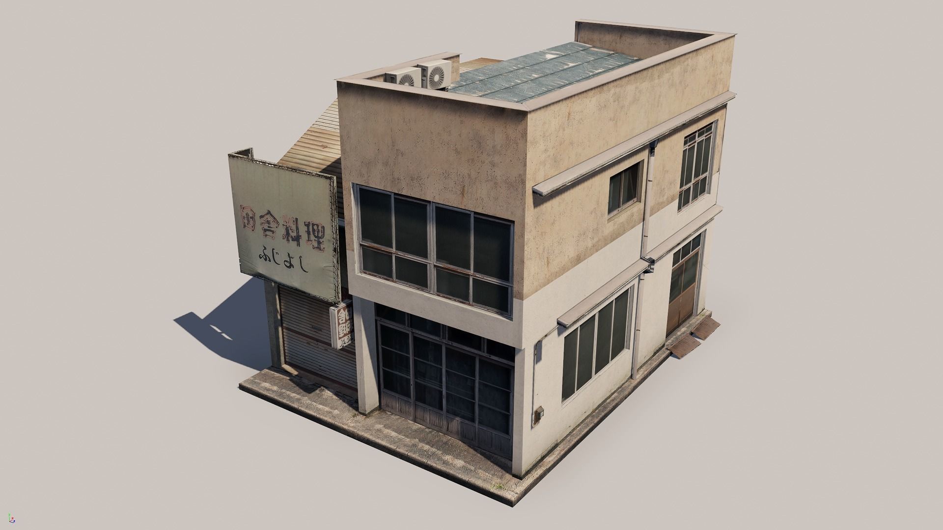 3D model Japanese Rural Shops VR / AR / low-poly | CGTrader
