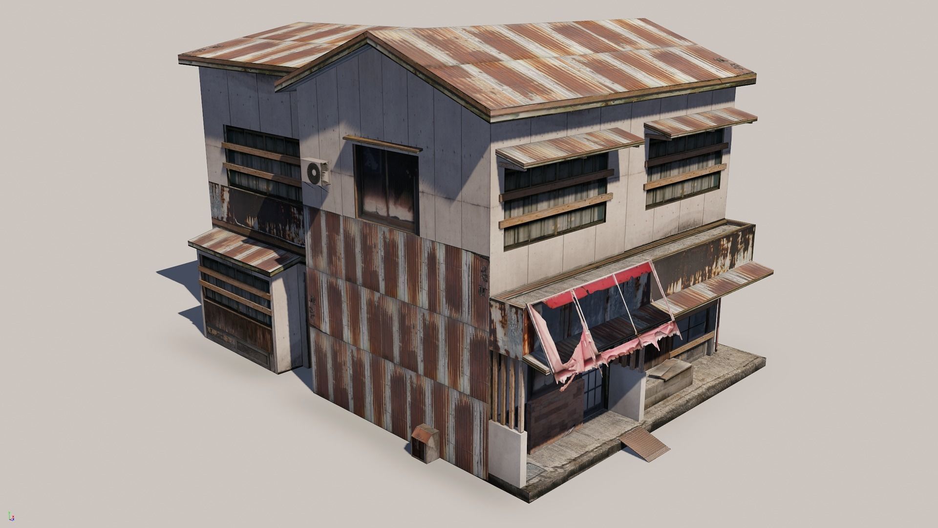 3D model Japanese Rural Shops VR / AR / low-poly | CGTrader