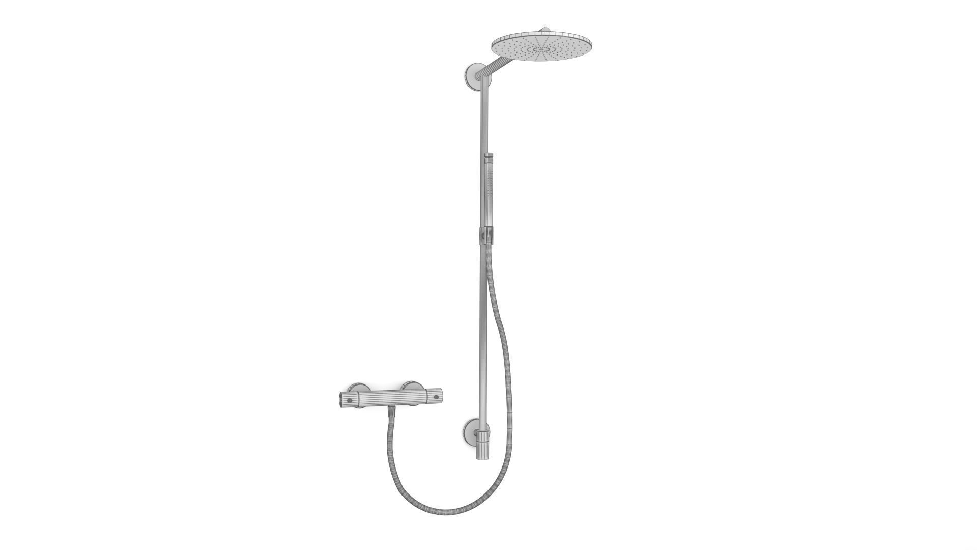 Shower Raindance Connect 3D model | CGTrader