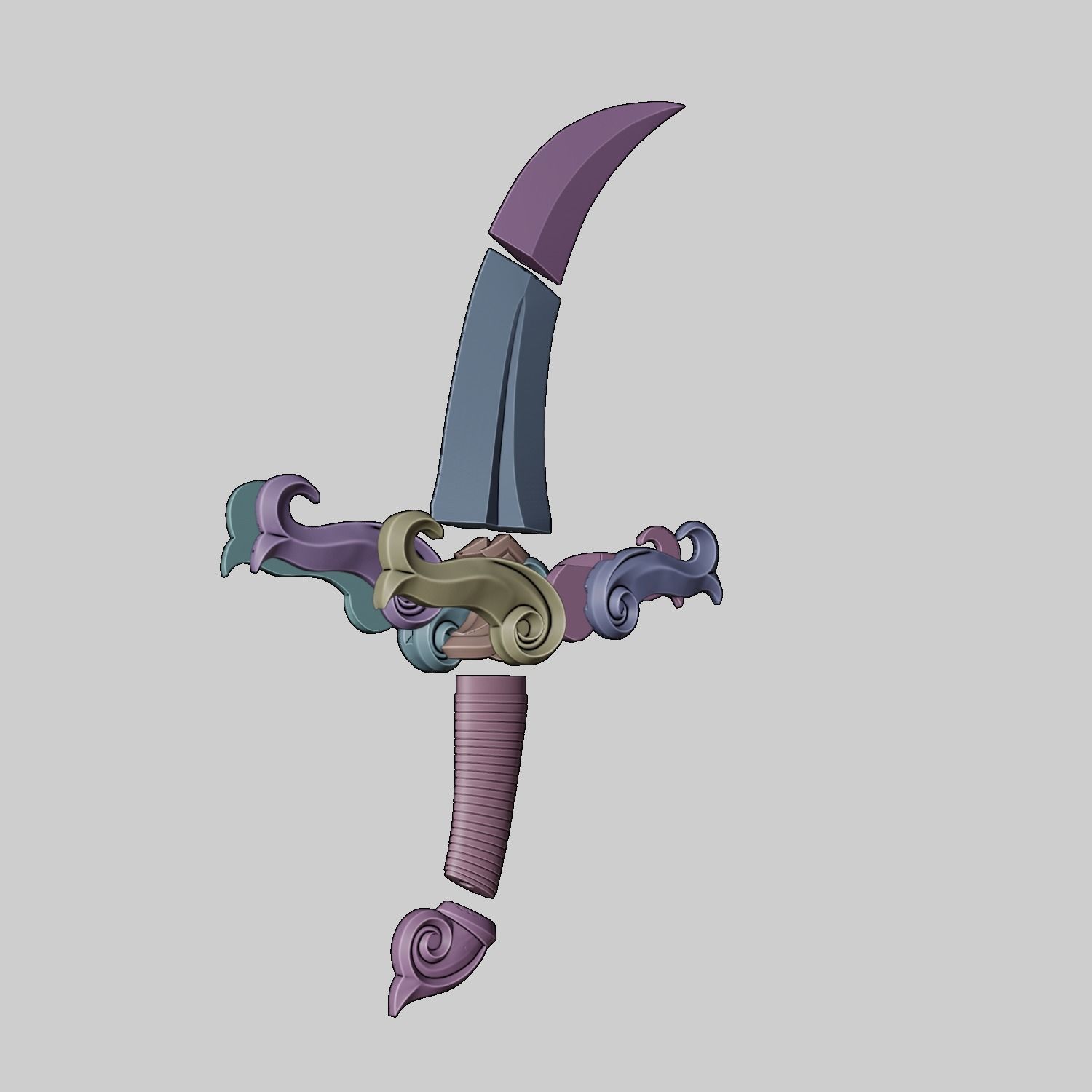 Ganon Dagger Legends Of Zelda Tears og The Kingdom 3D model 3D ...