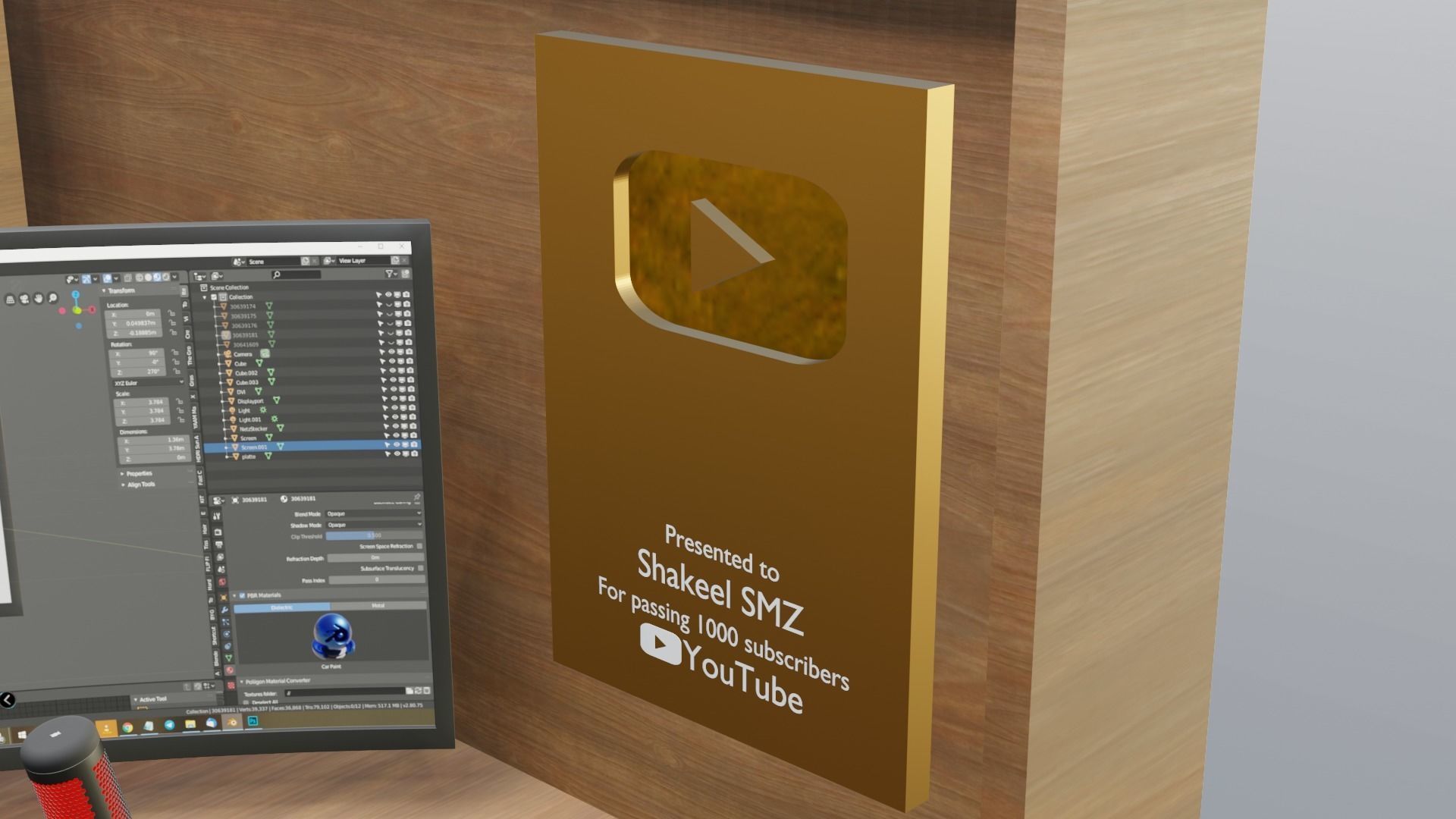 Gaming Computer Setup 3D model | CGTrader