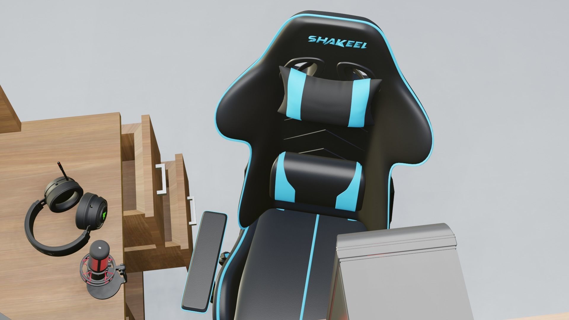 Gaming Computer Setup 3D model | CGTrader