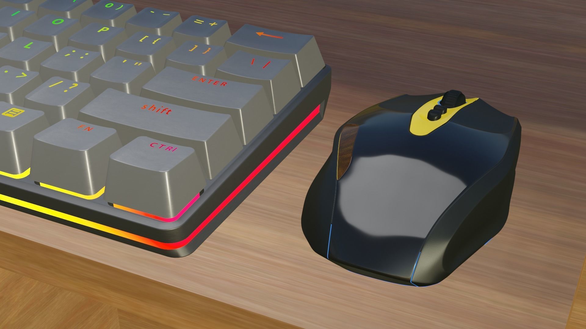 Gaming Computer Setup 3D model | CGTrader