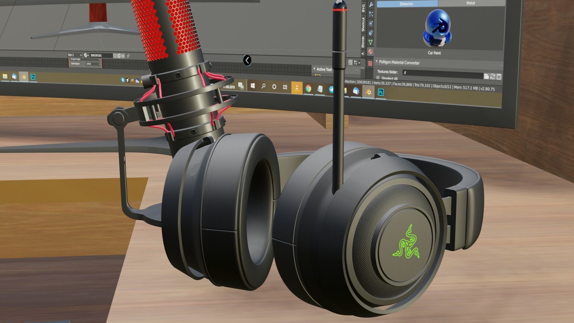 Gaming Computer Setup 3D model | CGTrader