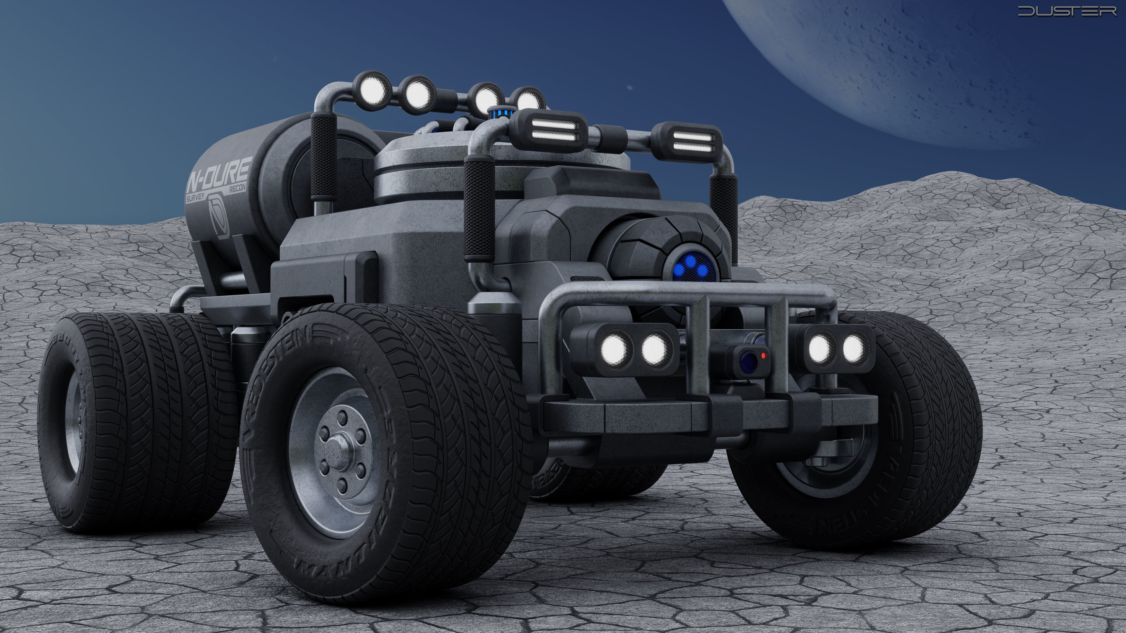 Sci-Fi Rover 3D model | CGTrader