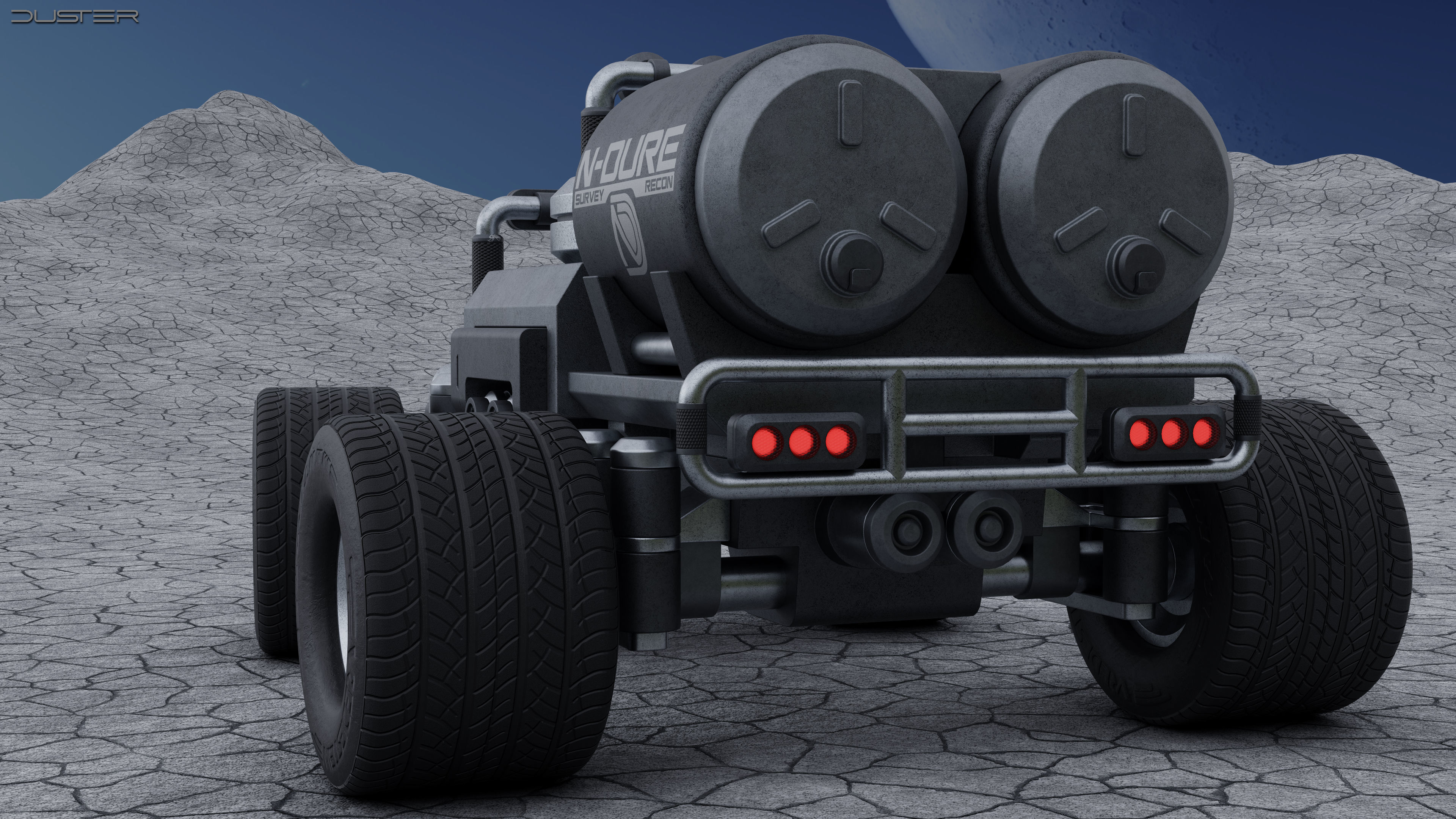 Sci-Fi Rover 3D model | CGTrader