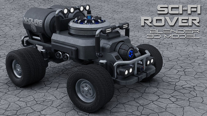 Sci-Fi Rover 3D model | CGTrader