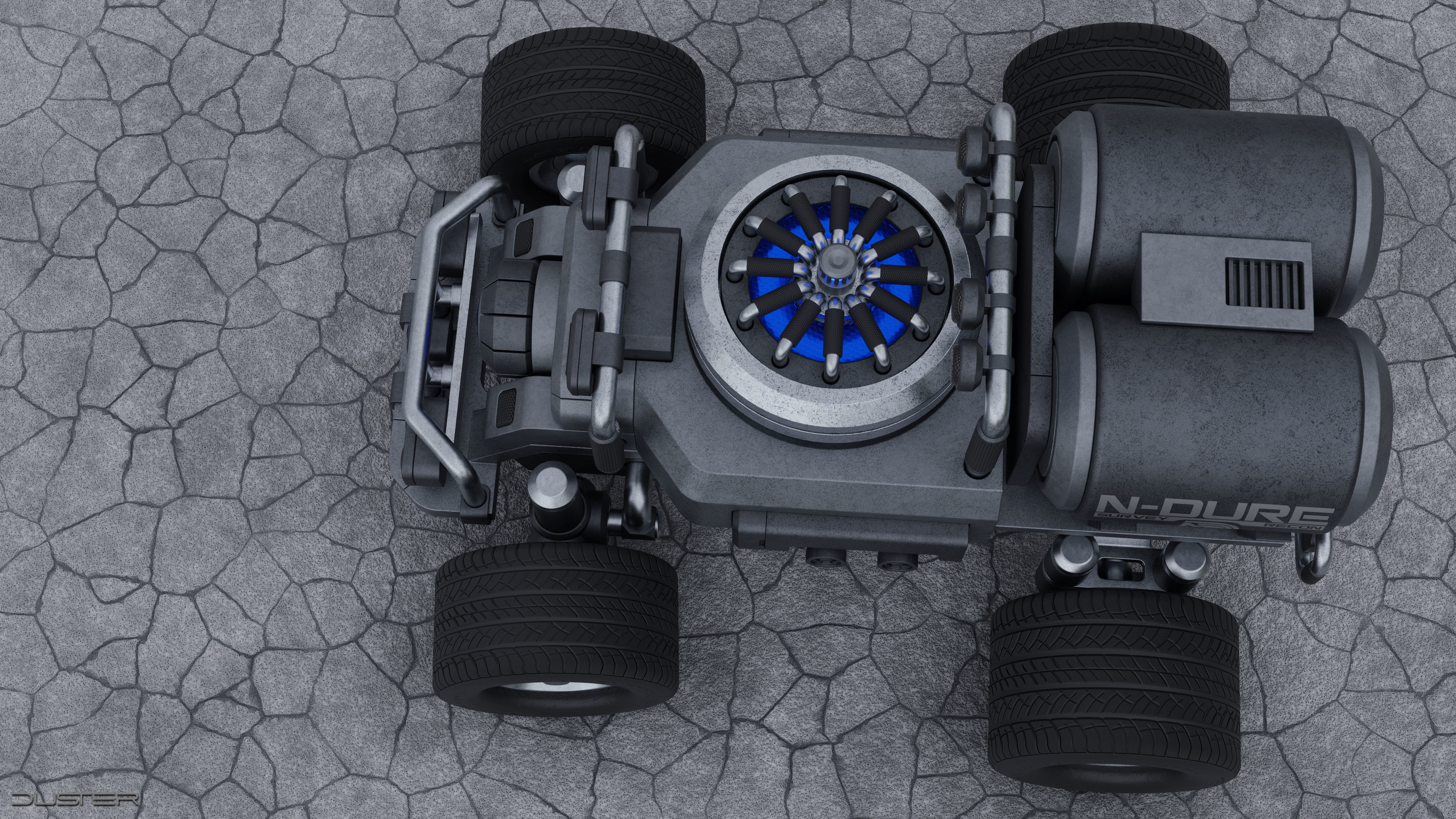 Sci-Fi Rover 3D model | CGTrader