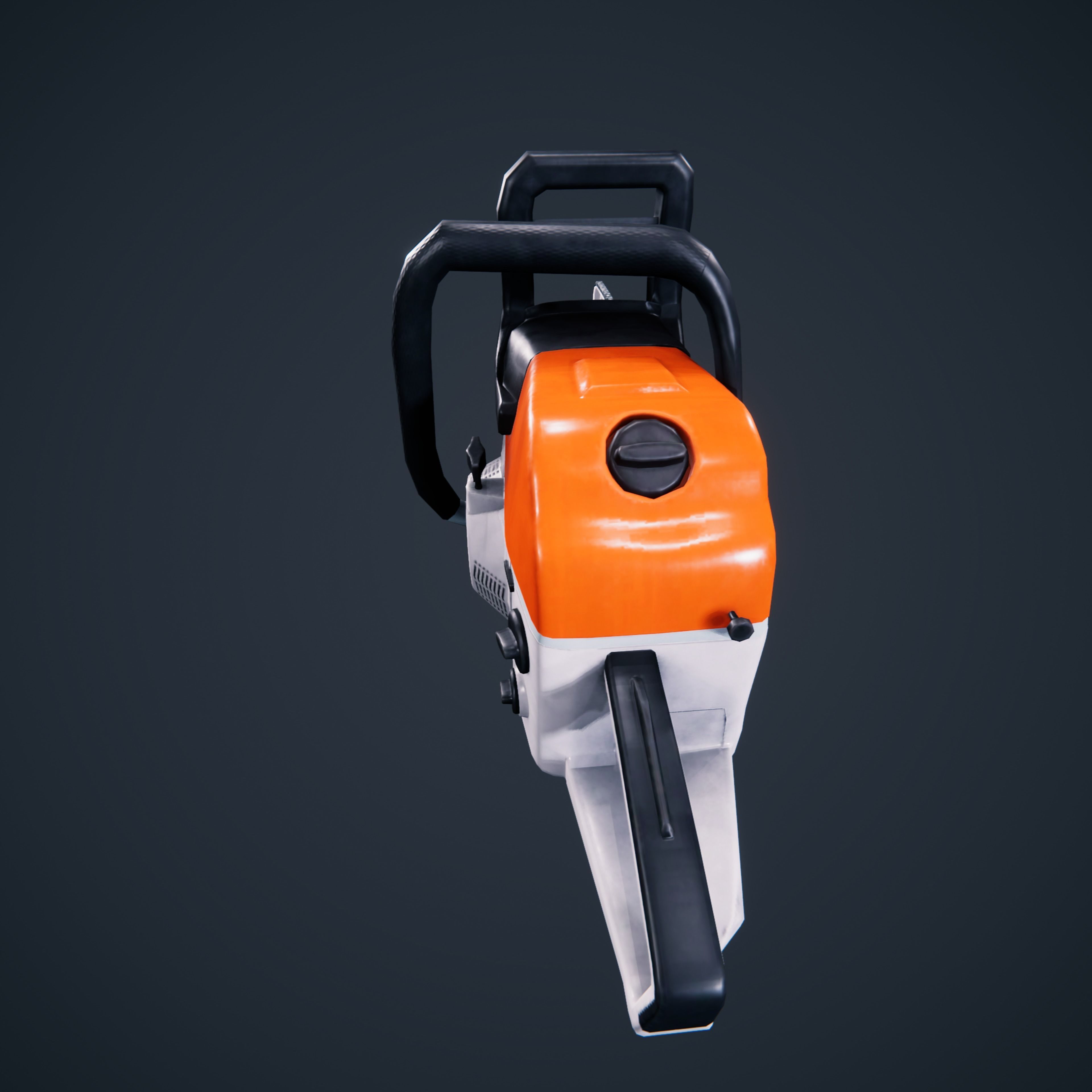 3D model Chainsaw HDRP VR / AR / low-poly | CGTrader