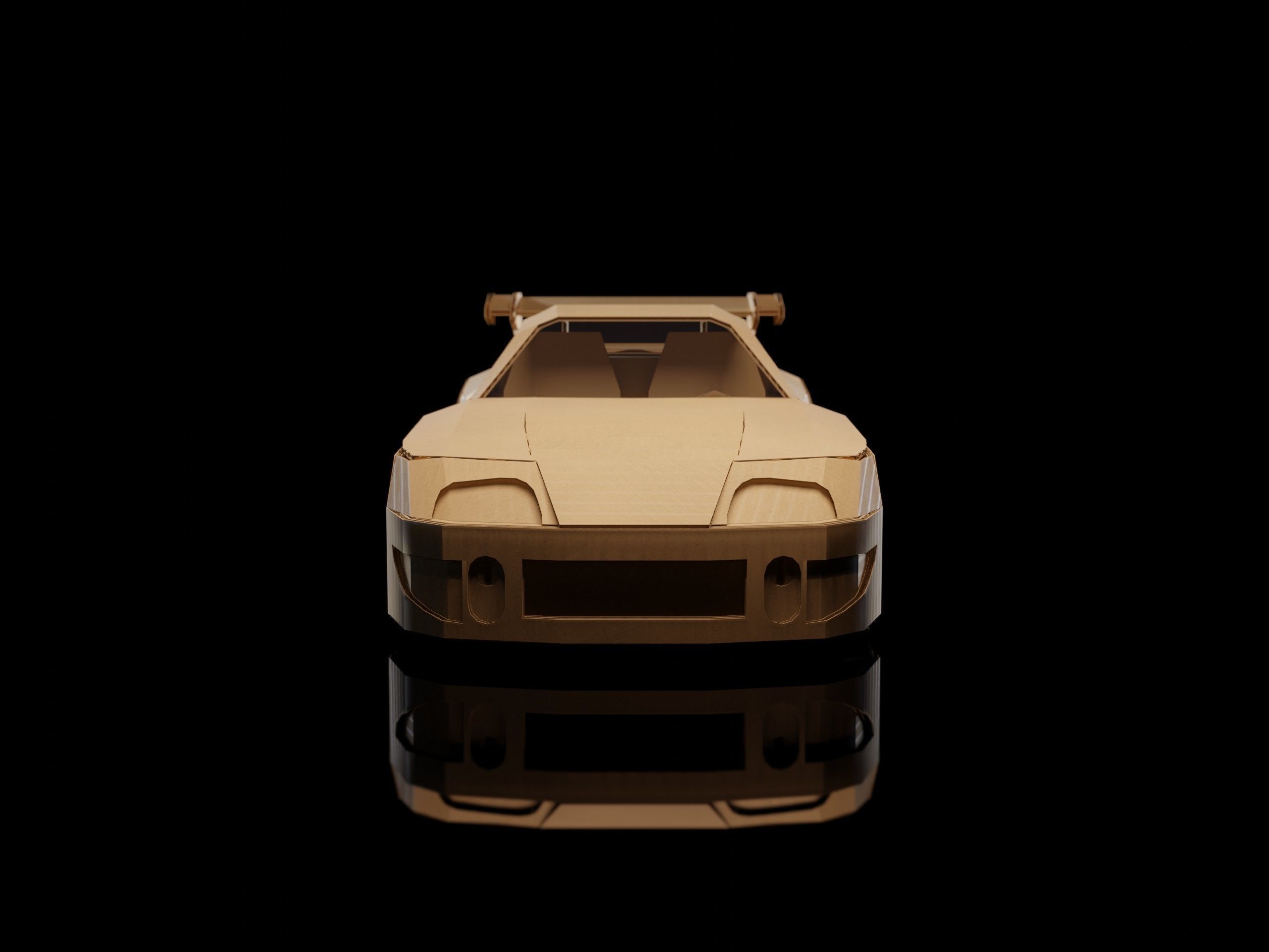 TOYOTA CASTROL TOMS SUPRA 1997 cardboard car 3D model | CGTrader