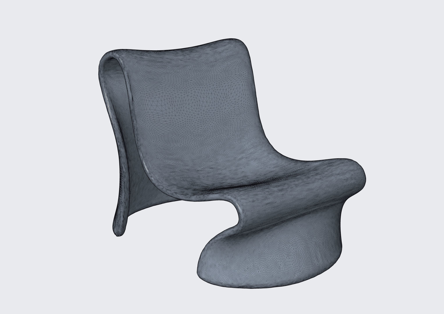 Fold Lounge chair by Velichko Velikov 3D model | CGTrader