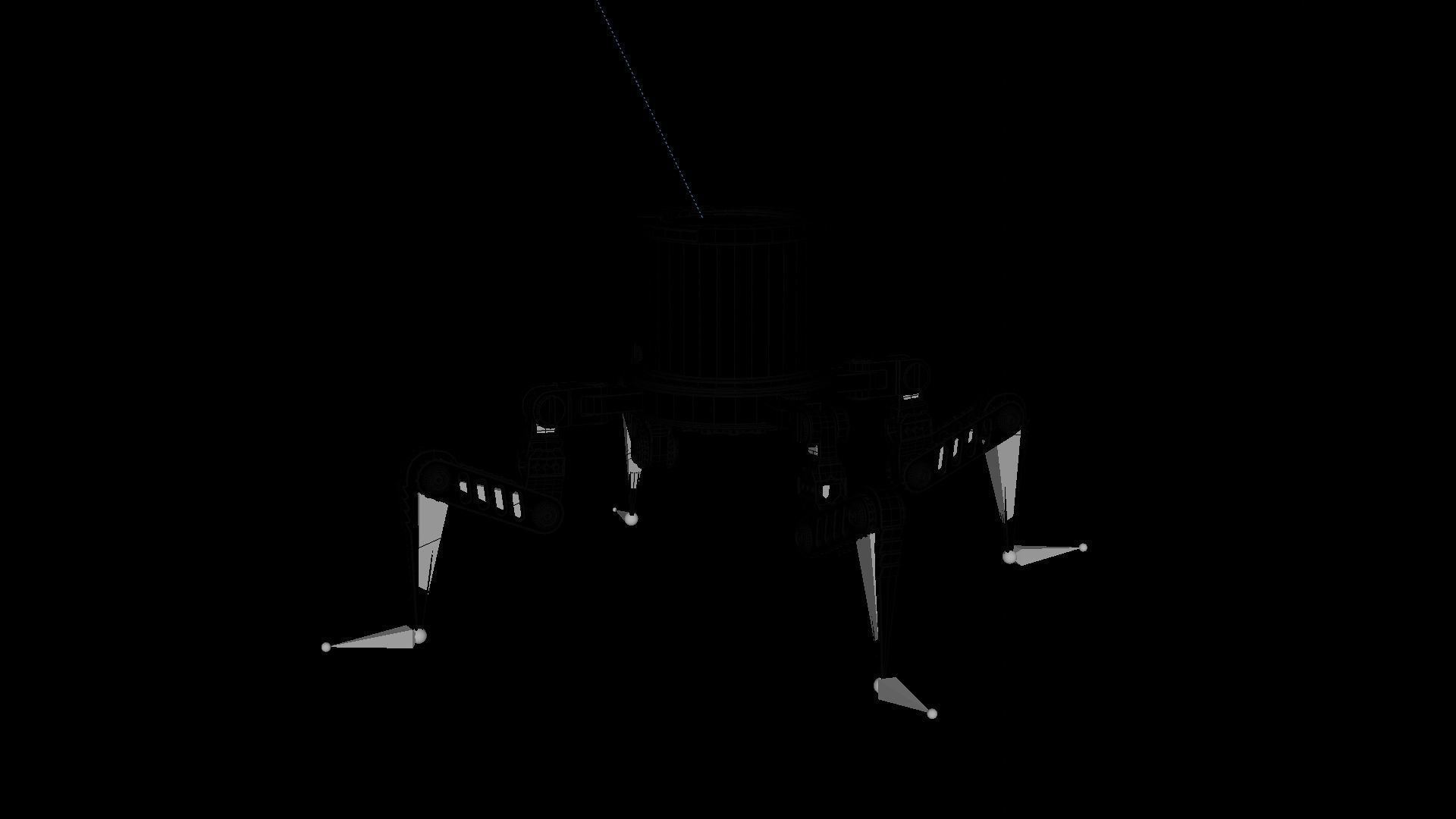 3D model Spider Robot VR / AR / low-poly | CGTrader
