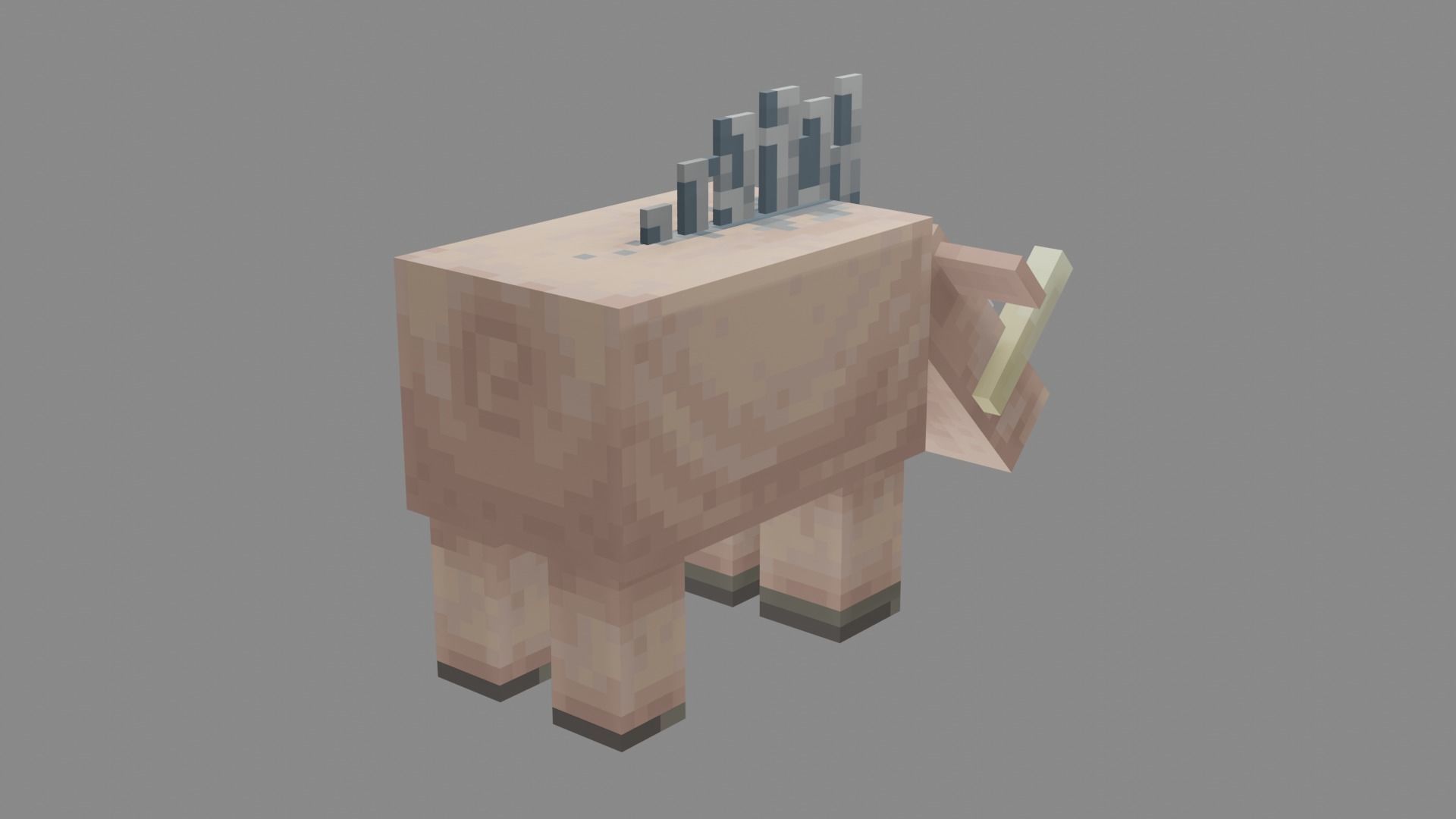 3D model Minecraft Hoglin VR / AR / low-poly | CGTrader